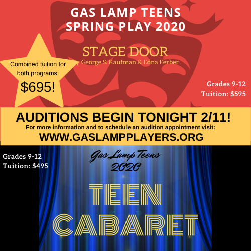 Gas Lamp Players - Welcome to Gas Lamp, Inc.